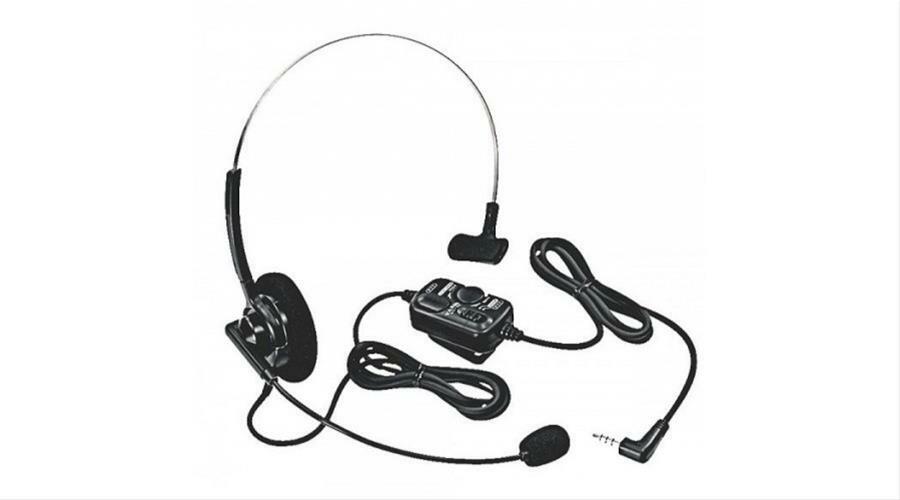 Yaesu SSM-63A Single Ear VOX Headset for Yaesu FT-3DR, FT-2DR, FT-60R ...