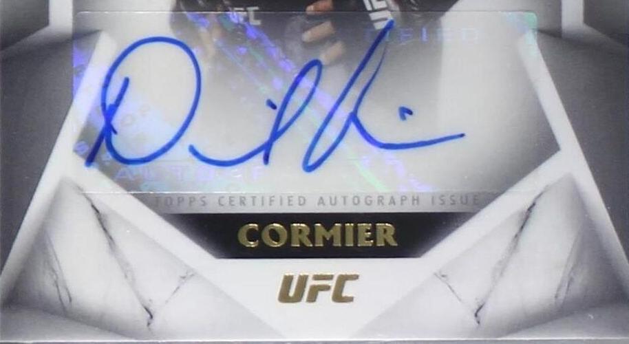 2020 Topps UFC Striking Signatures - Daniel Cormier #STS-DC /97 (AU ...