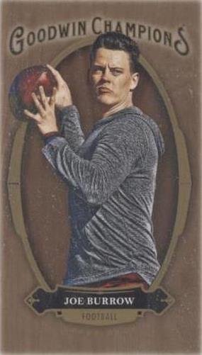 2020 Upper Deck Goodwin Champions - Mini Wood Lumberjack #41 Joe Burrow ...