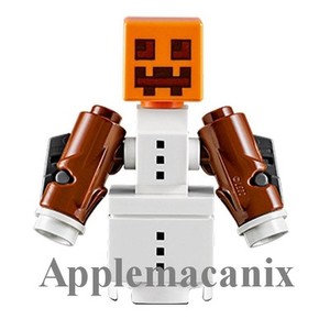 NEW-LEGO-21120-Minecraft-The-Snow-Hideout-SNOW-GOLEM-SNOWMAN-Minifigure ...