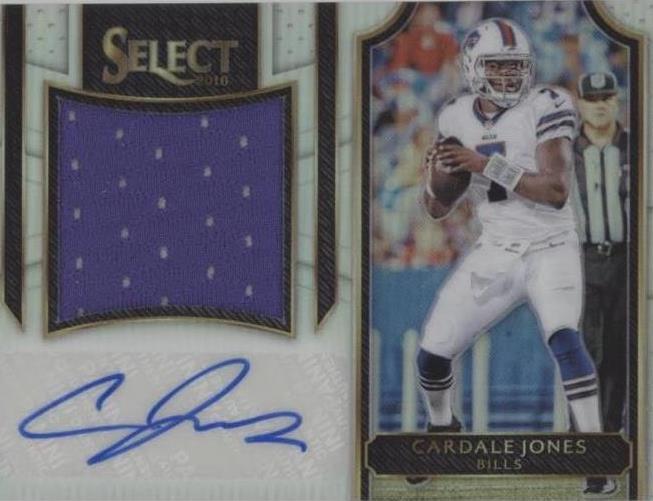 2016 Panini Select - Jumbo Rookie Signature Swatches #JS-CJ Cardale ...