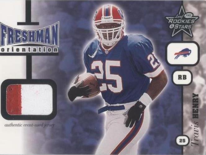 2001 Leaf Rookies & Stars - Freshman Orientation Travis Henry #FO12 ...