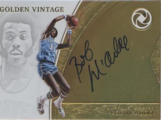 2018-19 Panini Opulence - Golden Vintage Autographs #GV-BMD Bob McAdoo ...