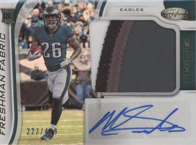 2019 Panini Certified - Freshman Fabric Signatures Miles Sanders #228 ...