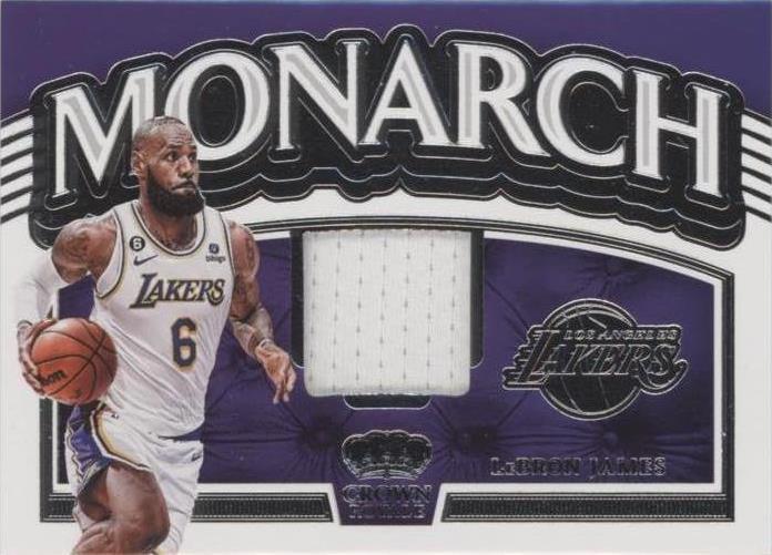 2022-23 Panini Crown Royale - Monarch Memorabilia #MM-LBJ LeBron James ...
