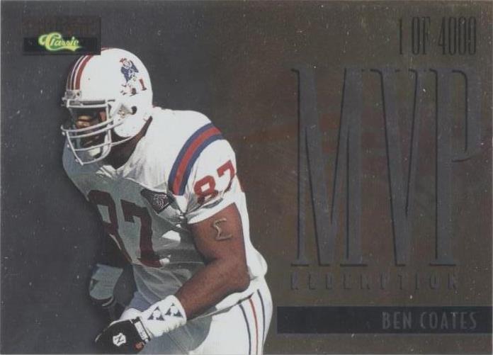 1995 Classic Pro Line - MVP Interactive Redemptions #MVP 22 Ben Coates ...