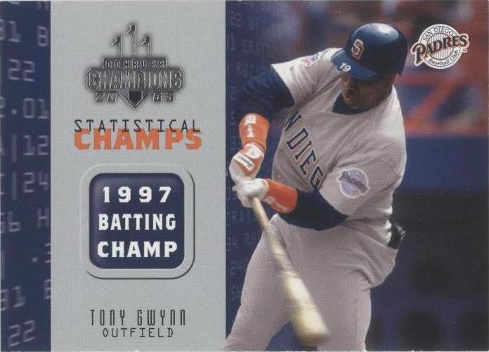 2003 Donruss Champions - Statistical Champs #SC-23 Tony Gwynn for sale ...