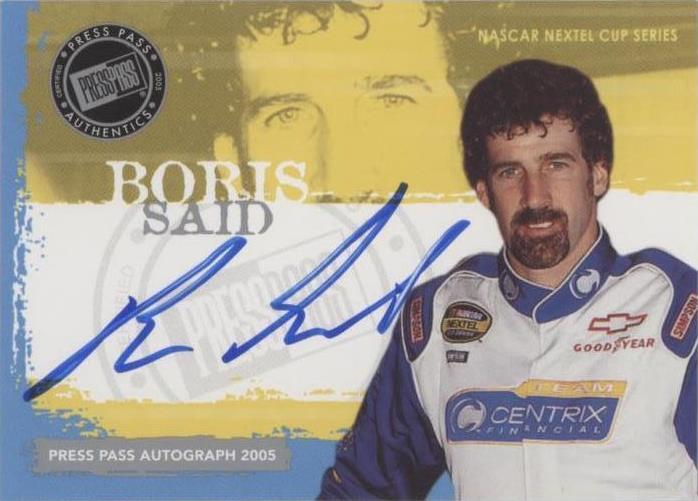 2005 Press Pass - Autographs Boris Said (AU) for sale online | eBay