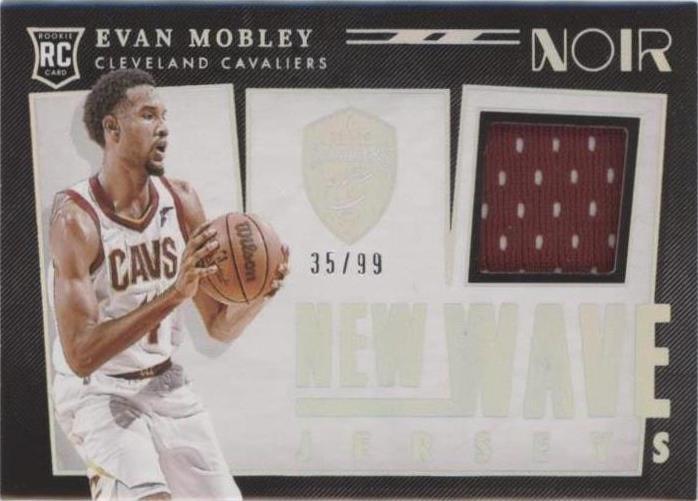 2021-22 Panini Noir - New Wave Jerseys #NWJ-EVM Evan Mobley /99 (MEM ...