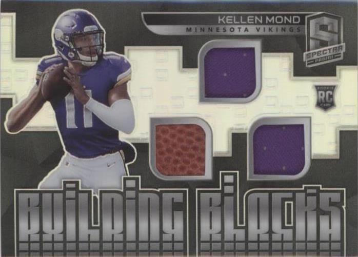 2021 Panini Spectra - Building Blocks Kellen Mond #BB-KM /99 (MEM, RC ...