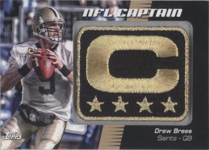 2012 Topps - Nfl Captain's Patch Drew Brees #NCP-DB for sale online | eBay