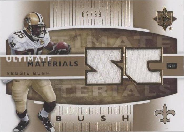 2007 Ultimate Collection - Ultimate Materials Gold #UM-BU Reggie Bush ...