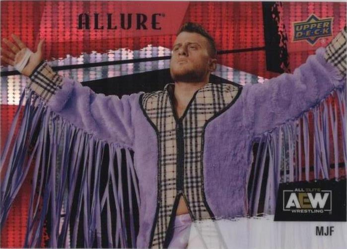 2022 Upper Deck Allure AEW - Horizontal MJF #118 Red Rainbow for sale ...