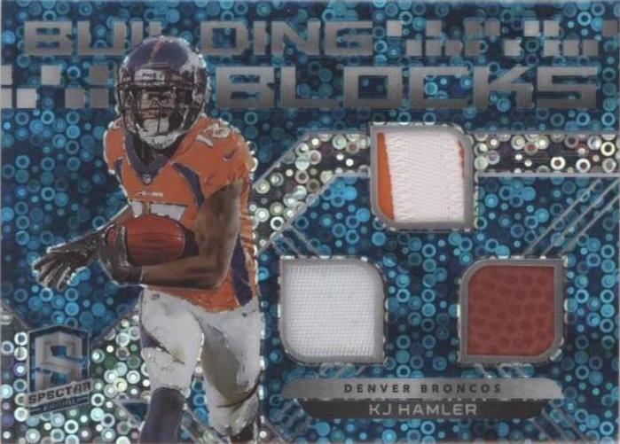 2020 Panini Spectra - Building Blocks Relics Neon Blue #BB-25 KJ Hamler ...