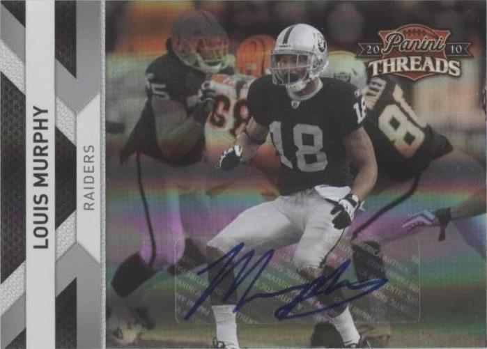 2010 Panini Threads - Louis Murphy #108 Silver Signatures /100 (AU) for ...