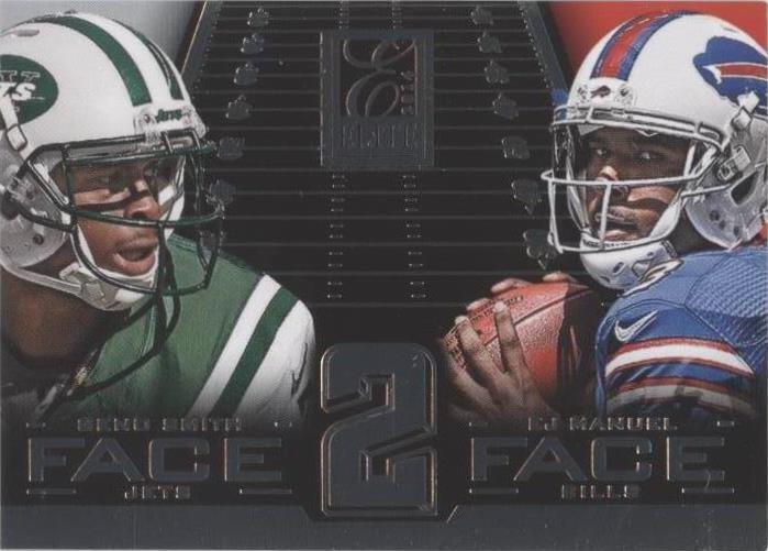2014 Panini Elite - Face 2 Face Geno Smith, EJ Manuel #7 Silver for ...