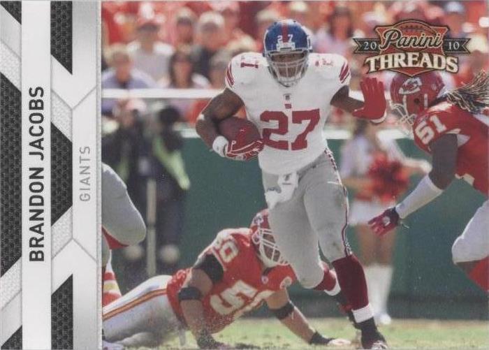 2010 Panini Threads - Brandon Jacobs #95 for sale online | eBay
