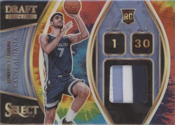 2021-22 Panini Select - Draft Selections Memorabilia Tie-Dye Prizm #DS ...