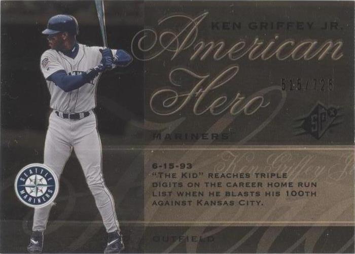 2008 SPx - Ken Griffey Jr. American Hero #KG28 Ken Griffey Jr /725 for ...