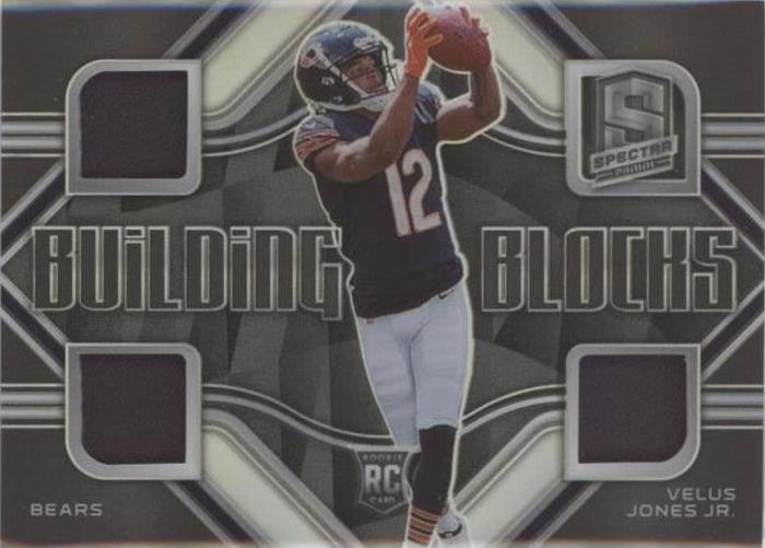 2022 Panini Spectra - Building Blocks #BBL-VJO Velus Jones Jr. /99 (MEM ...