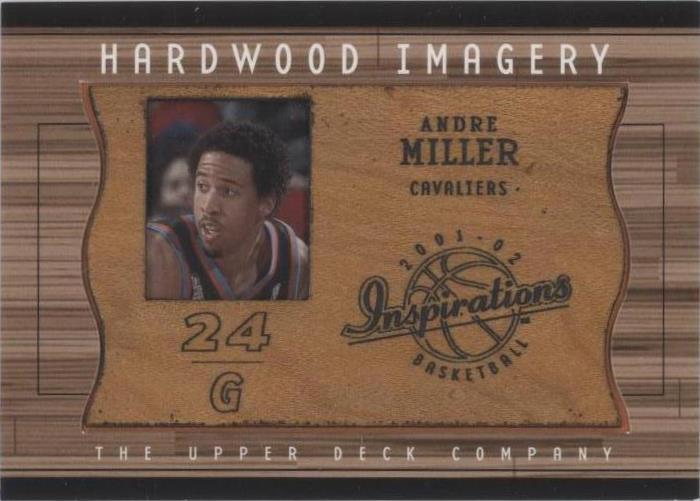 2001-02 Upper Deck Inspirations - Hardwood Imagery #AM Andre Miller ...