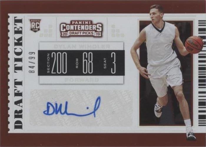 2019-20 Panini Contenders Draft Picks - College Ticket Draft Ticket #83 ...
