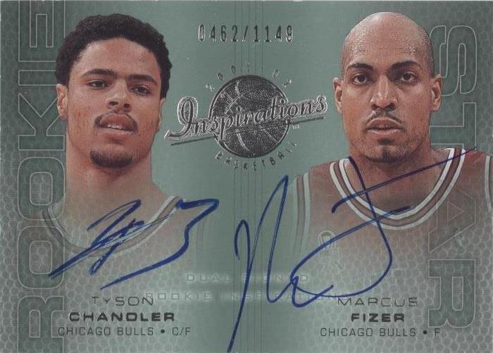2001-02 Upper Deck Inspirations - Tyson Chandler, Marcus Fizer #114 / ...