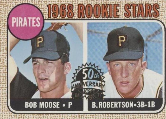 2017 Topps Heritage - 1968 Topps Buybacks #36 Bob Robertson, Bob Moose ...