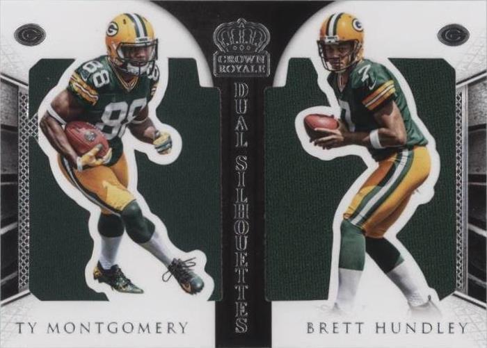 2015 Panini Crown Royale - Dual Silhouettes Ty Montgomery, Brett ...