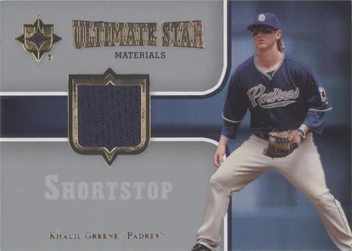 2007 Ultimate Collection - Ultimate Star Materials Khalil Greene #SM-GR ...