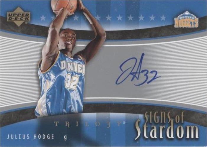 2005-06 Upper Deck Trilogy - Signs of Stardom Julius Hodge #SS-JH (AU ...