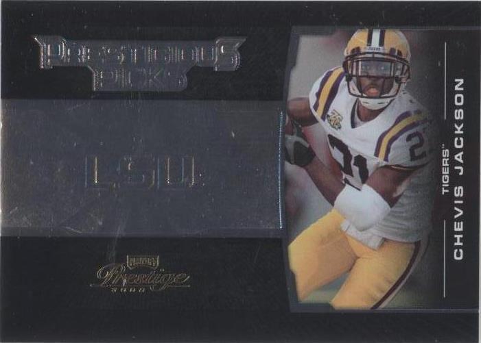 2008 Prestige - Prestigious Picks Black #PPI-20 Chevis Jackson /500 (RC ...