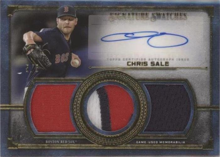 2019 Topps Museum Collection - Single Player Signature Swatches Triple ...