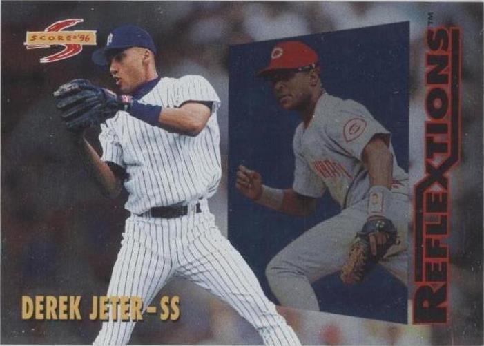 1996 Score - Reflextions #10 Derek Jeter, Barry Larkin for sale online ...
