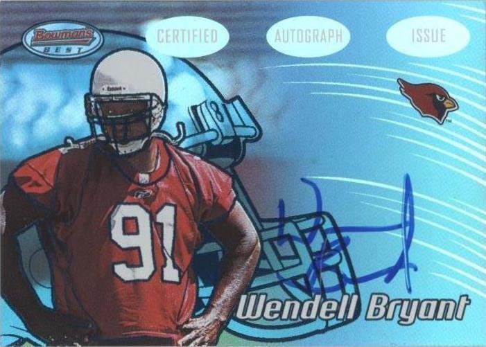 2002 Bowman's Best - Wendell Bryant #169 Blue /399 (AU, RC) for sale ...
