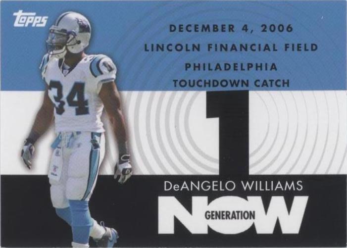 2007 Topps - Generation Now #GN-DW4 DeAngelo Williams for sale online ...