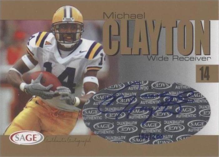 2004 Sage - Autographs Gold #A7 Michael Clayton /200 (AU, RC) for sale ...