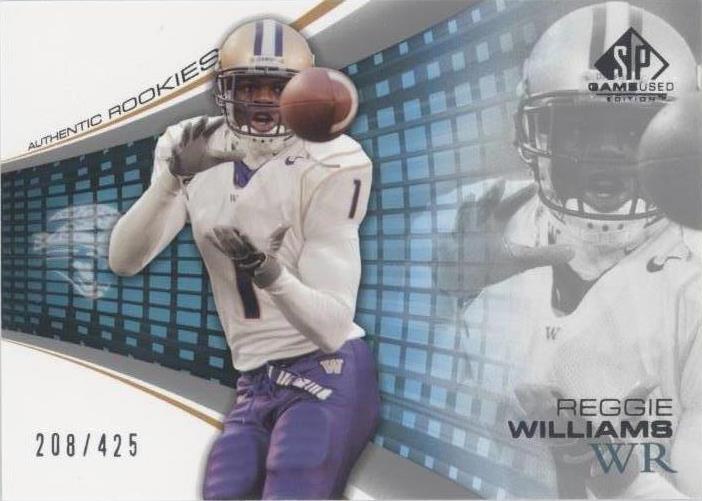 2004 SP Game Used Edition - Authentic Rookies #199 Reggie Williams /425 (RC) for sale online | eBay