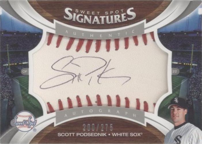 2006 Upper Deck Sweet Spot - Sweet Spot Signatures Scott Podsednik #147 ...