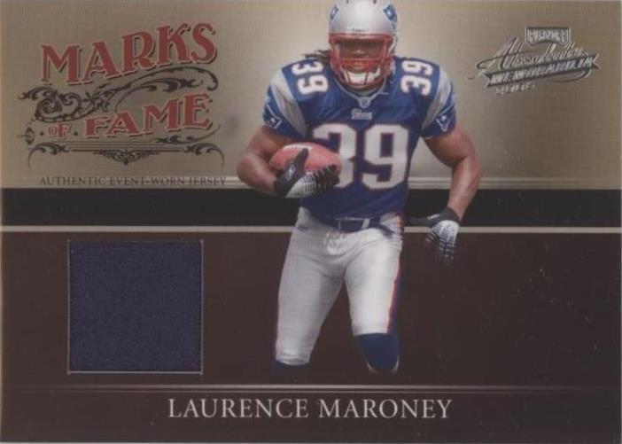 2006 Playoff Absolute Memorabilia - Marks of Fame Laurence Maroney #MF ...