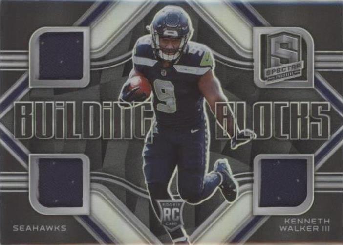 2022 Panini Spectra - Building Blocks #BBL-KWA Kenneth Walker III /99 ...