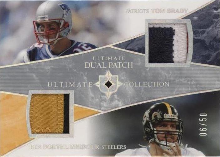 2006 Ultimate Collection - Ultimate Dual Jersey Tom Brady, Ben ...