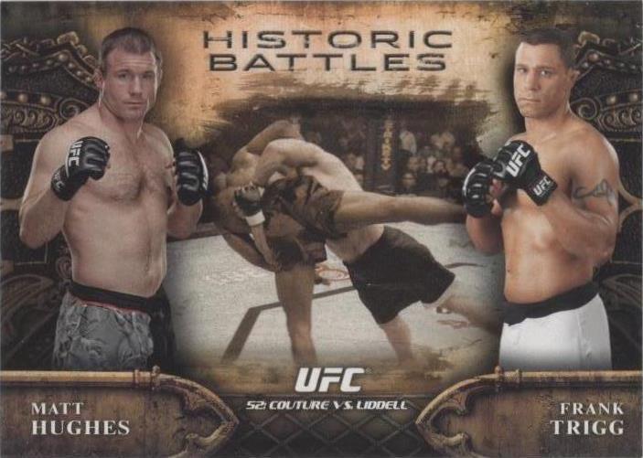 2014 Topps UFC Bloodlines - Historic Battles Matt Hughes, Frank Trigg # ...