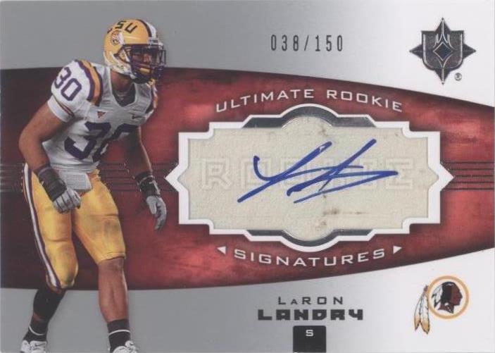 2007 Ultimate Collection - Ultimate Rookie Signatures #122 LaRon Landry ...