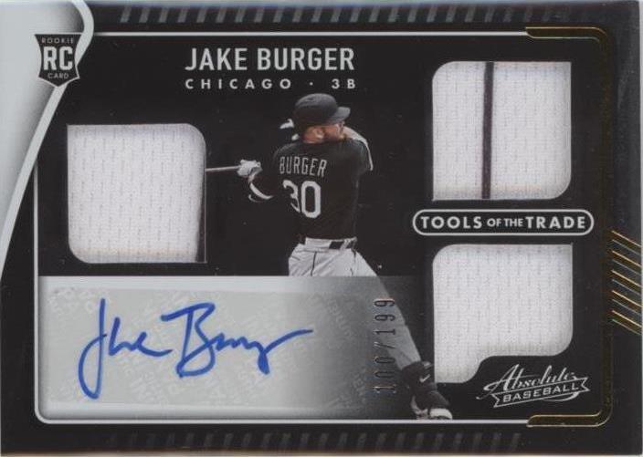 2022 Panini Absolute - Tools of the Trade 3 Swatch Signatures #TT3S-JB ...