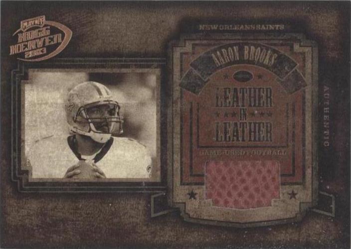 2003 Playoff Hogg Heaven - Leather in Leather Aaron Brooks #LL-6 ...