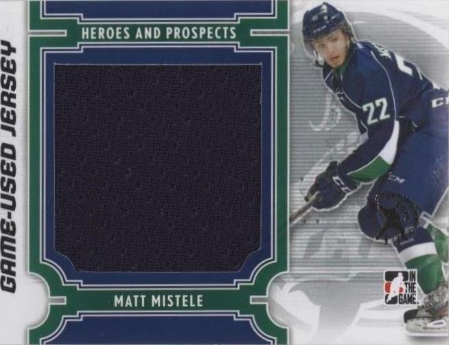 2013-14 In the Game Heroes and Prospects - Game-Used Black Jersey 2014 Spring Expo #M-13 Matt ...