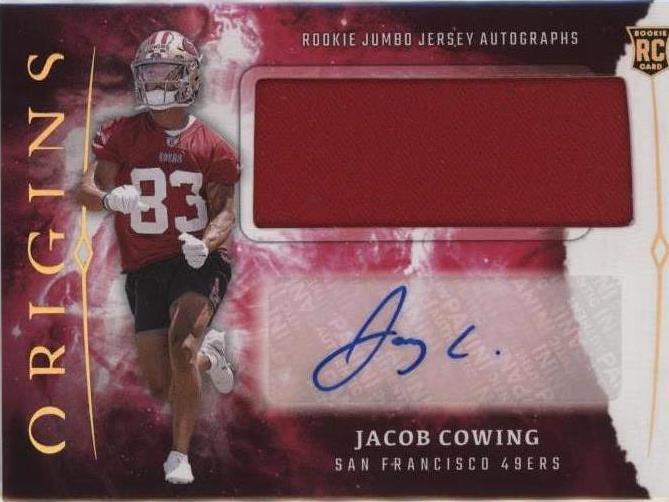 2024 Panini Origins - Rookie Jumbo Jersey Autographs Jacob Cowing #RJA ...