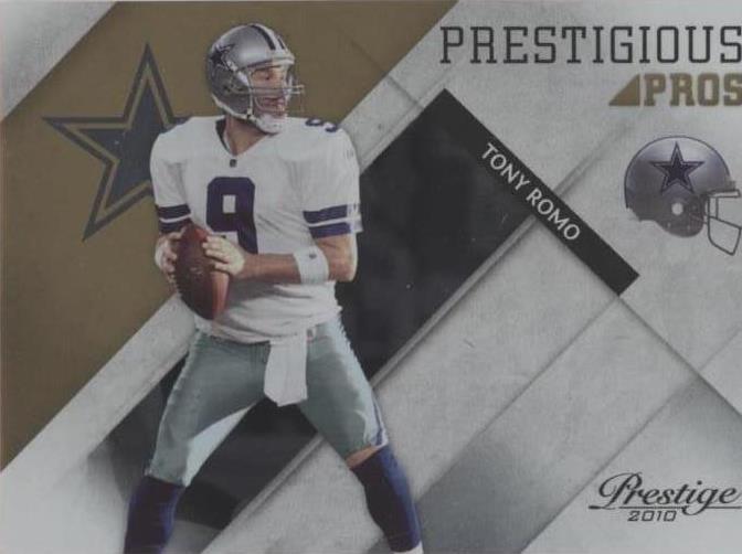 2010 Playoff Prestige - Prestigious Pros Gold #47 Tony Romo /100 for ...