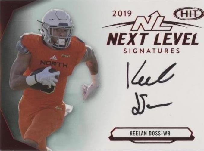 2019 Sage Hit Premier Draft - Next Level Signatures #NL-KD Keelan Doss ...